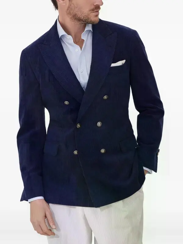 Brunello Cucinelli Corduroy Blazer - Blue