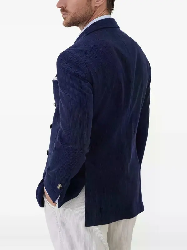 Brunello Cucinelli Corduroy Blazer - Blue