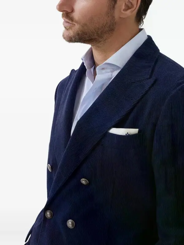 Brunello Cucinelli Corduroy Blazer - Blue