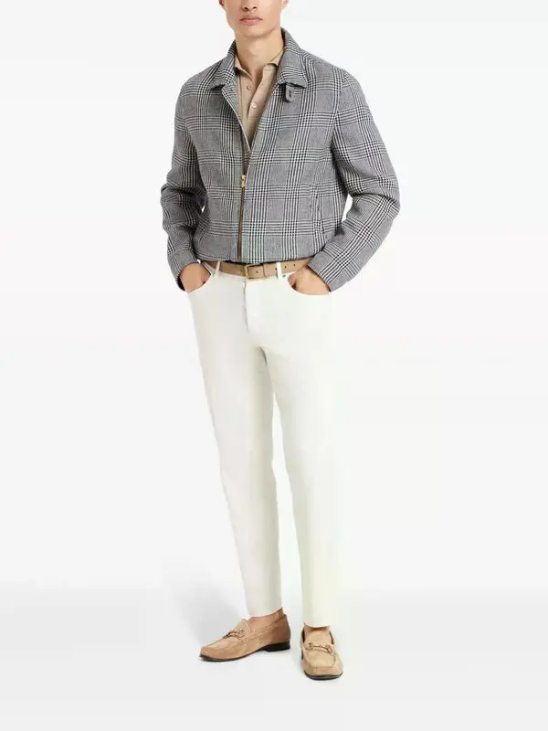 Brunello Cucinelli Mid-rise Straight-leg Trousers - Neutrals