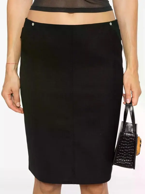 Moschino Rear-slit Mini Skirt
