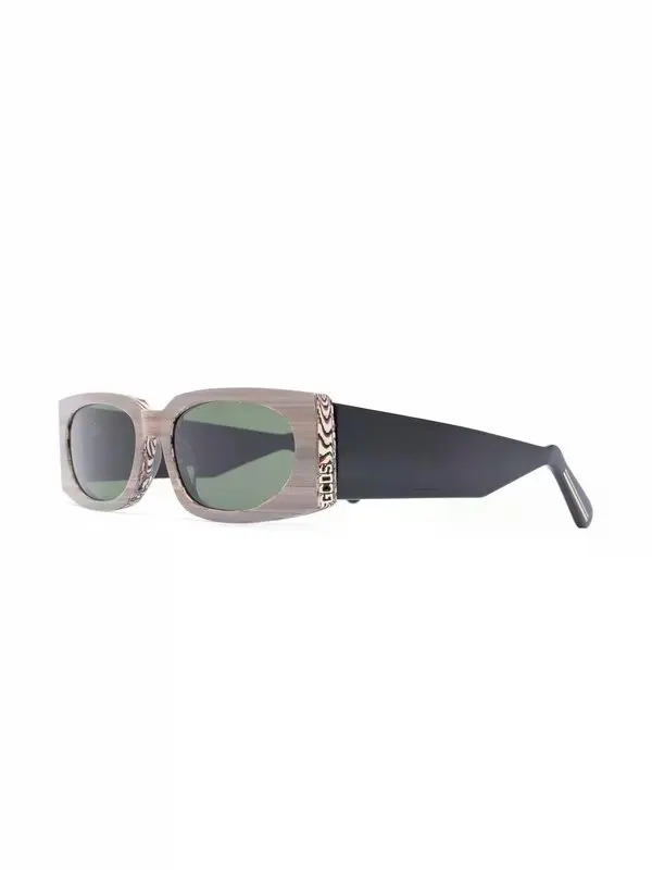 Gcds Rectangular-frame Sunglasses