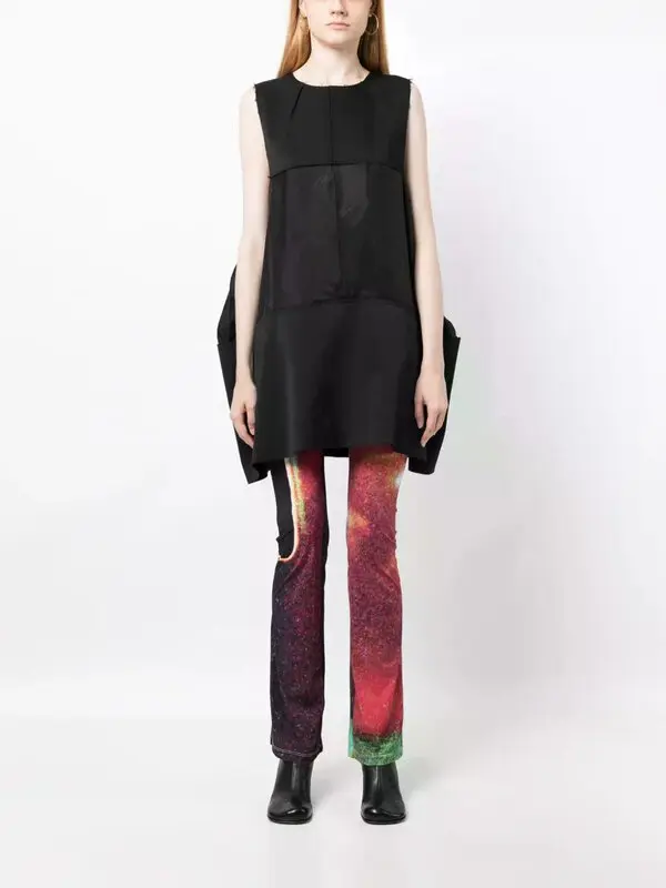 MAISON MARGIELA Abstract-pattern Print Flared Trousers
