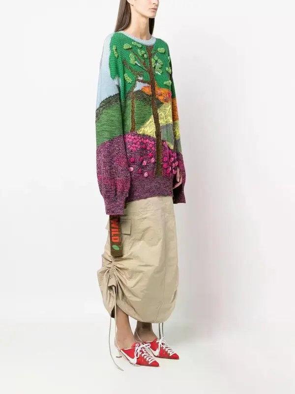 Stella McCartney Tree Of Life Jacquard Jumper