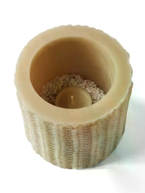 Brunello Cucinelli Knit-texture Lantern Candle
