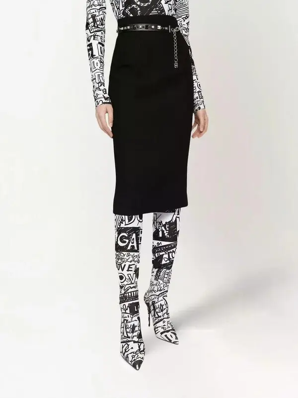 Dolce & Gabbana Embellished Chain Belt