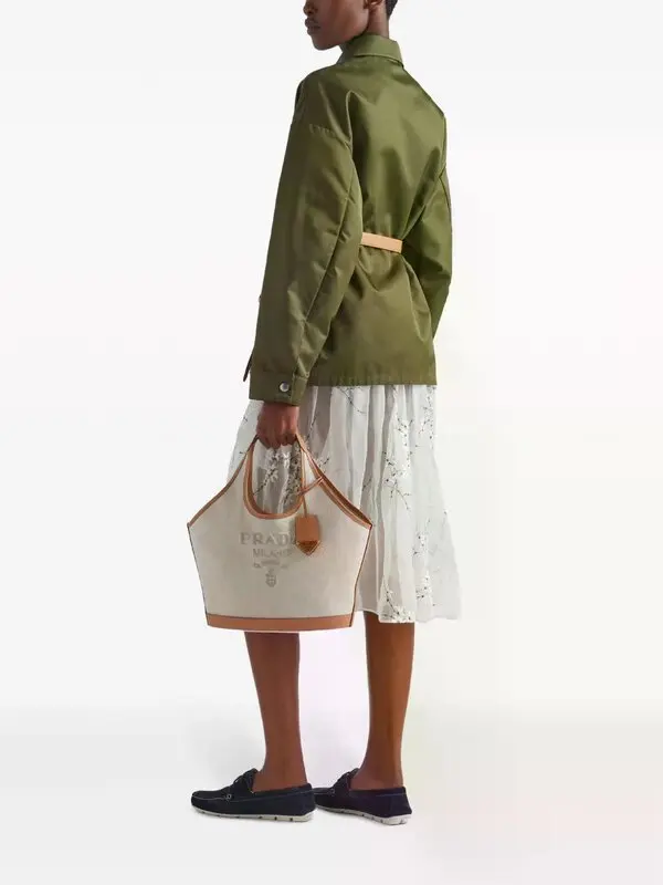 Prada Logo-print Tote Bag