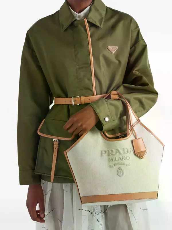 Prada Logo-print Tote Bag