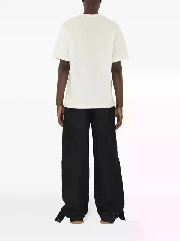 Burberry Embroidered-logo Cotton T-shirt