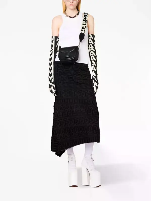 Marc Jacobs The Covered J Marc Saddle Bag - Black