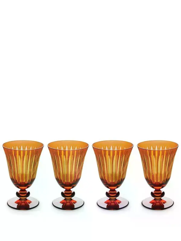 L'Objet Prism Wine Glasses - Orange