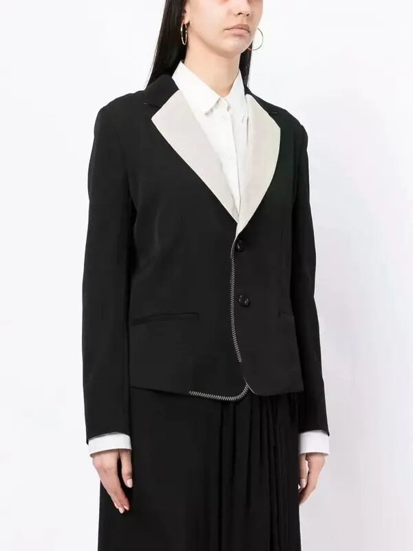 Y’s Single-breasted Wool Blazer