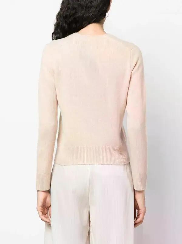 Vince V-neck Cashmere Cardigan - Neutrals