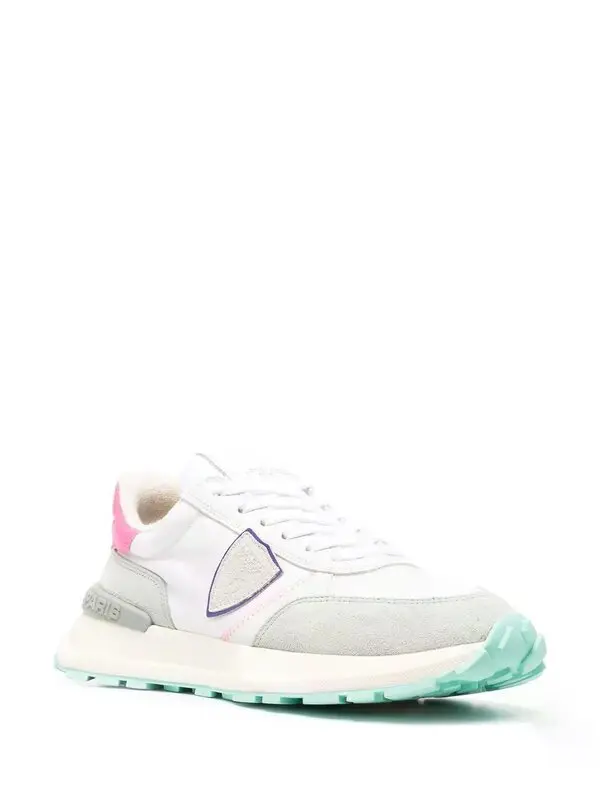 Philippe Model Logo Patch Low-top Sneakers - White