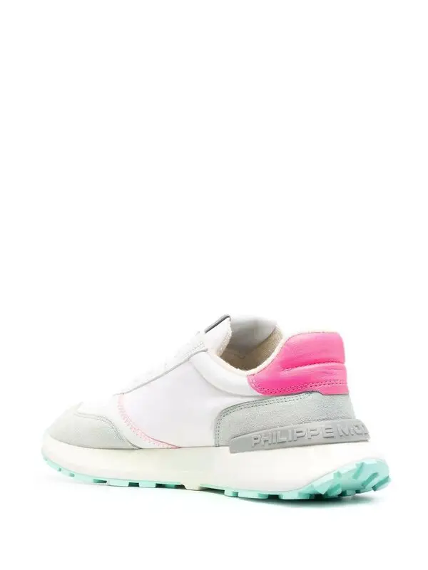 Philippe Model Logo Patch Low-top Sneakers - White