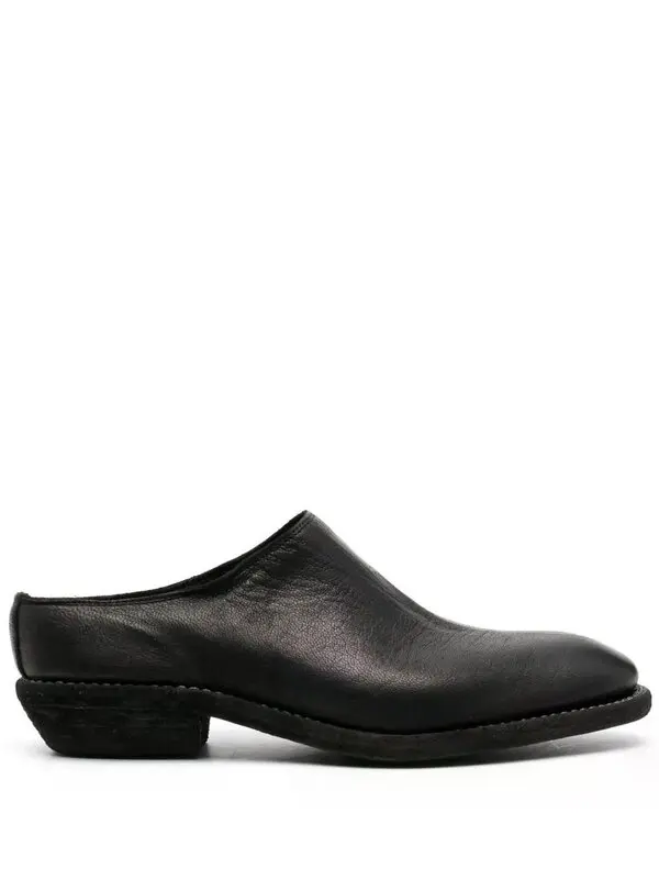 Guidi Slip-on Leather Mules