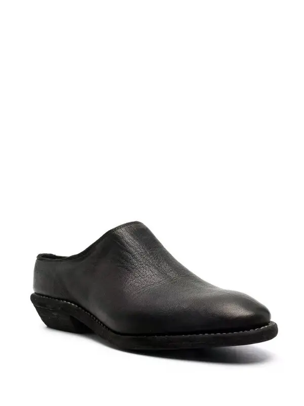 Guidi Slip-on Leather Mules