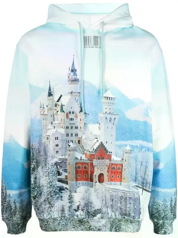 VTMNTS Neuschwanstein Winter Long-sleeve Hoodie - Blue