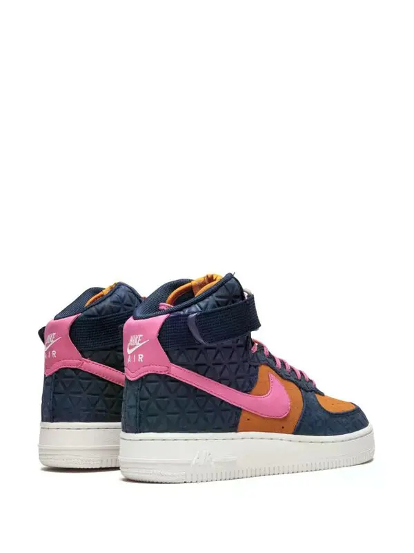 Nike Air Force 1 Hi Prm Suede Sneakers - Blue