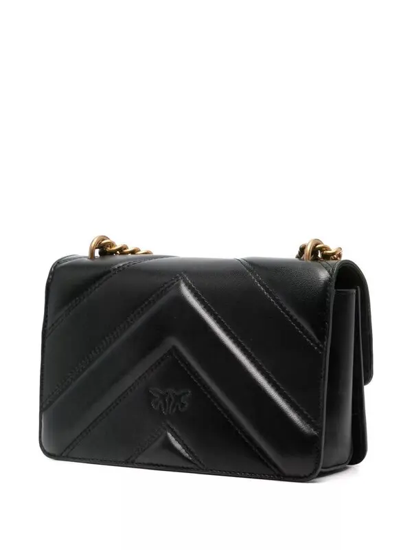 Pinko Mini Love One Cross Body Bag - Black
