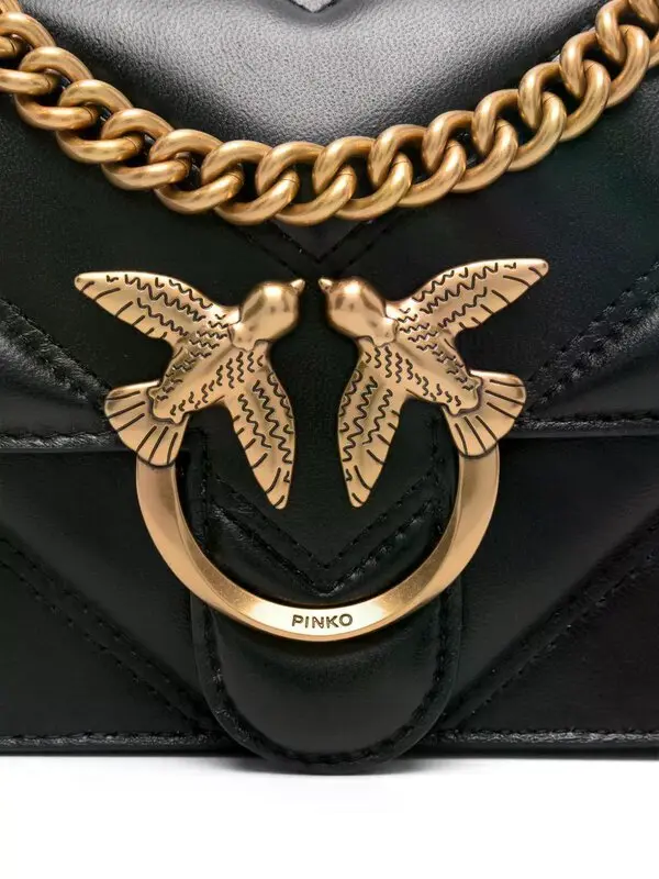 Pinko Mini Love One Cross Body Bag - Black