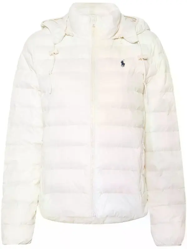 Polo Ralph Lauren Polo Pony Motif Quilted Jacket - Neutrals