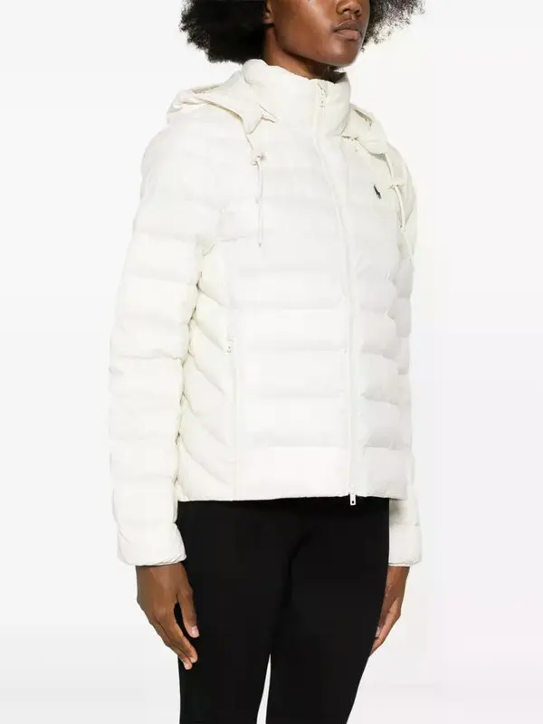 Polo Ralph Lauren Polo Pony Motif Quilted Jacket - Neutrals
