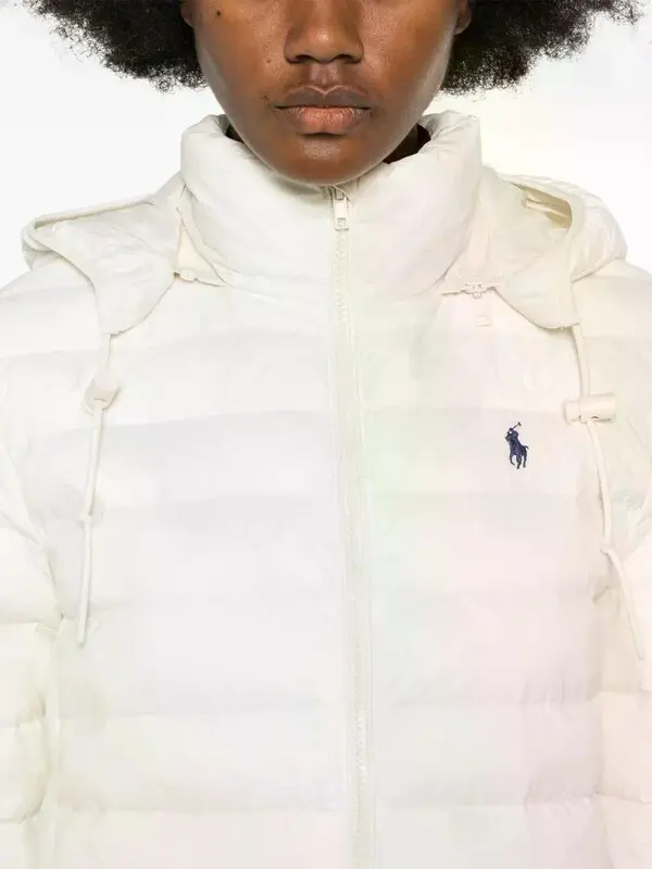 Polo Ralph Lauren Polo Pony Motif Quilted Jacket - Neutrals