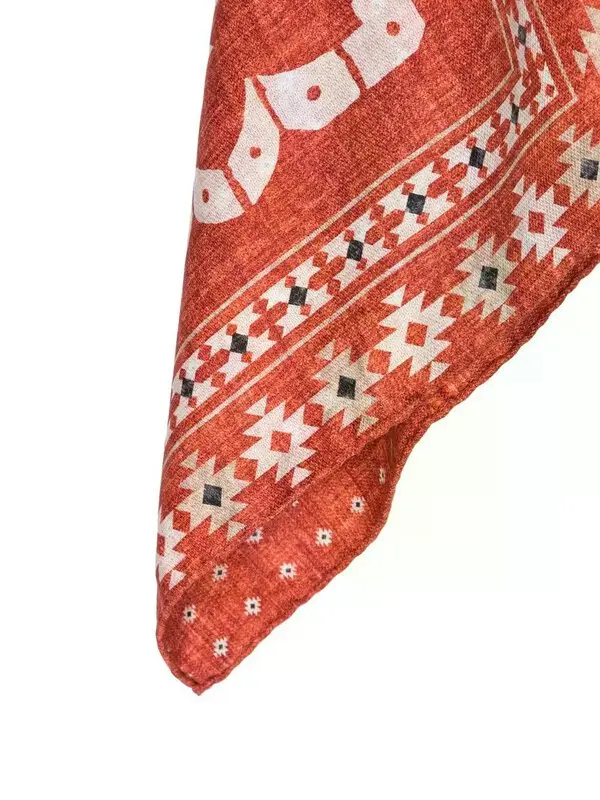 Brunello Cucinelli Graphic-print Pocket Square