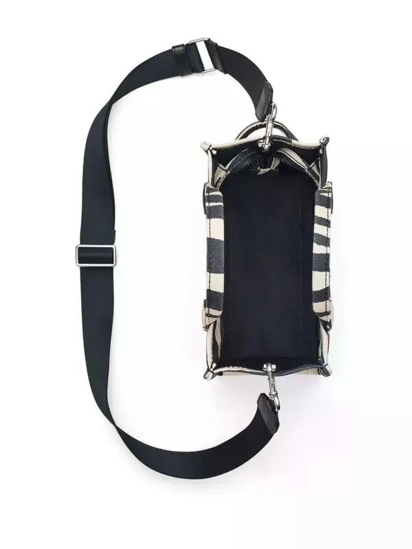 Marc Jacobs Zebra-print Cotton Canvas Tote Bag