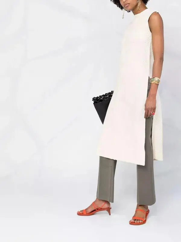 JIL SANDER Side-slit Knit Top