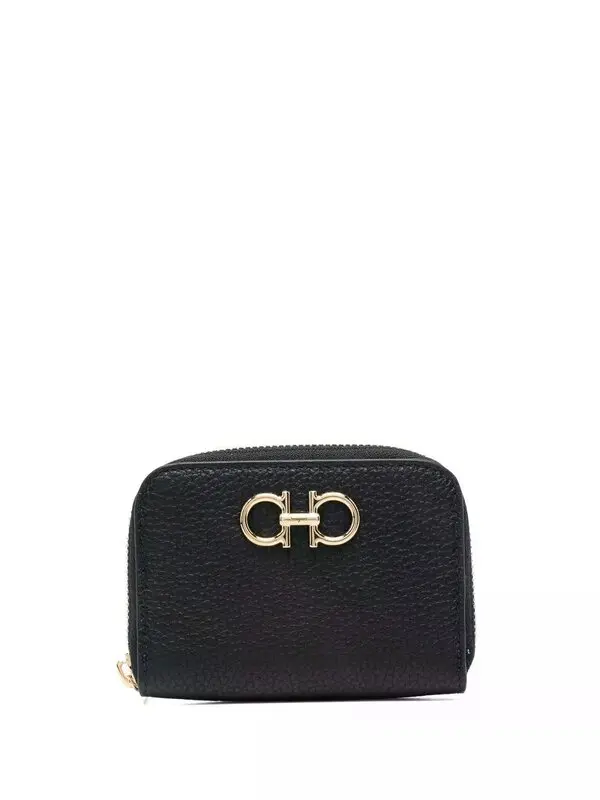 FERRAGAMO Gancini Card Holder - Black