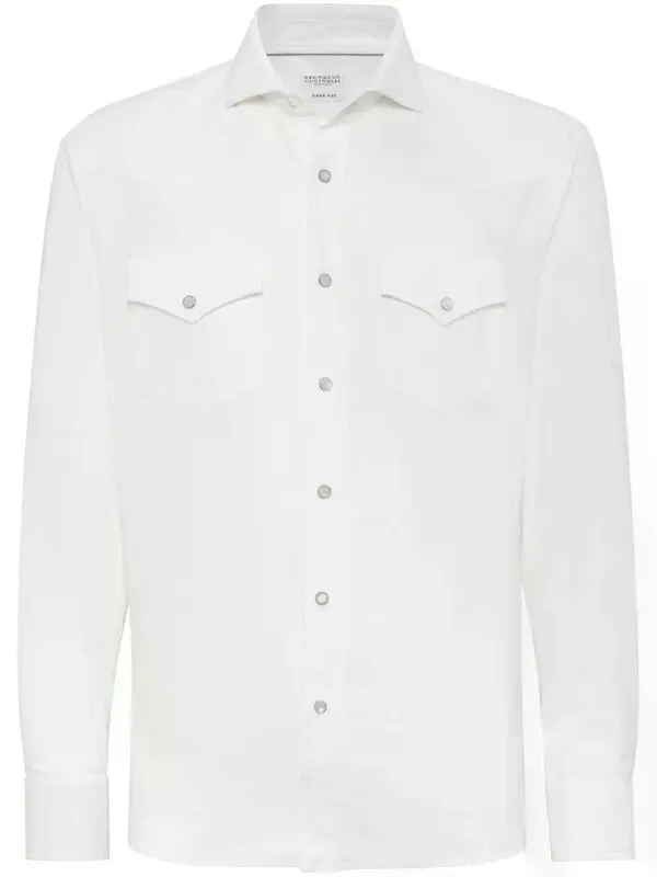 Brunello Cucinelli Corduroy Cotton Shirt
