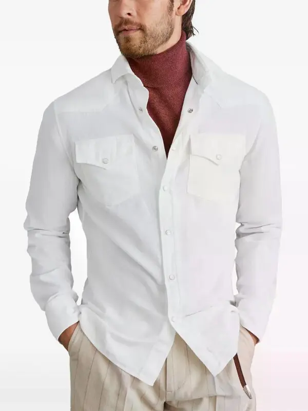 Brunello Cucinelli Corduroy Cotton Shirt