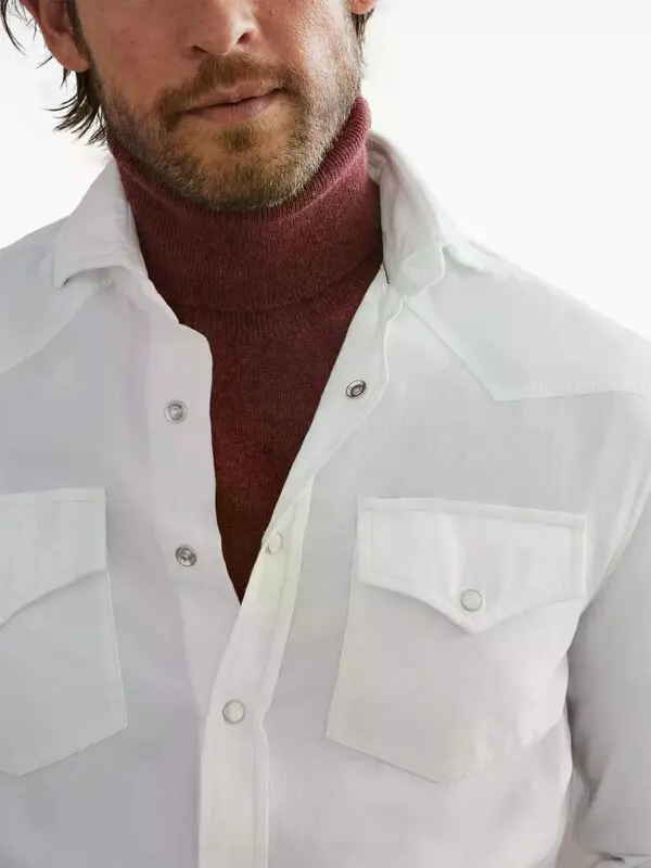 Brunello Cucinelli Corduroy Cotton Shirt