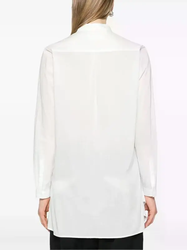 Y’s Panel-appliqué Cotton Shirt