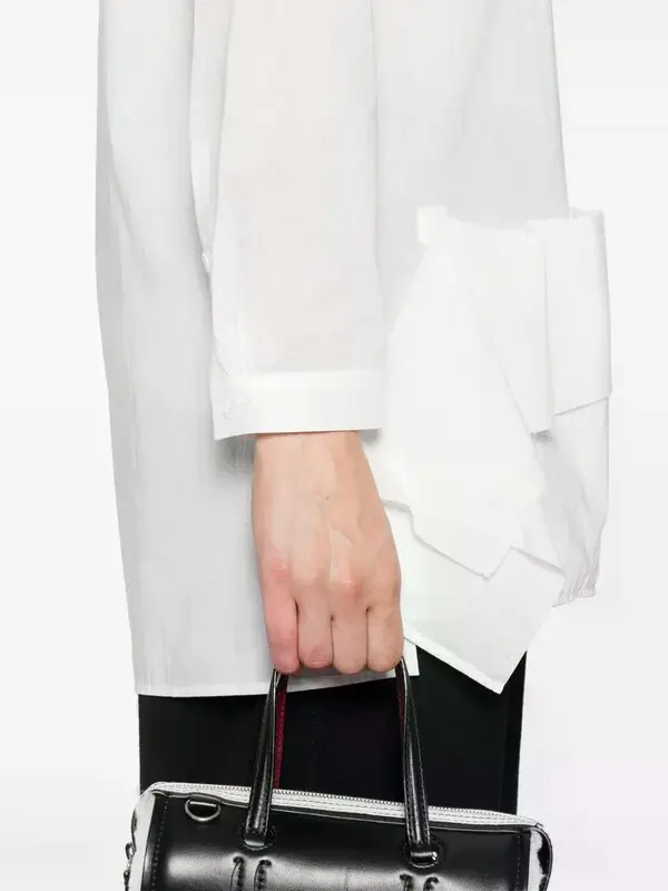 Y’s Panel-appliqué Cotton Shirt