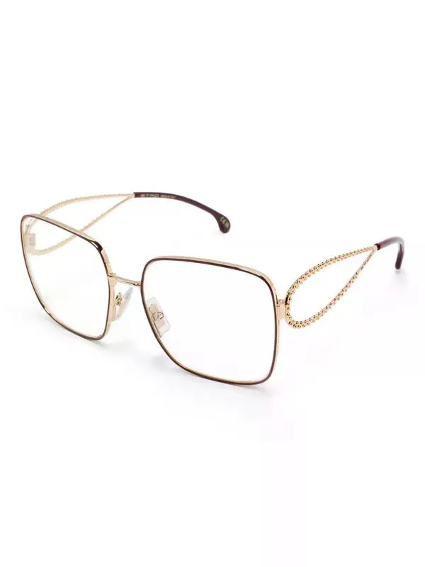 Etro Square-frame Glasses - Red