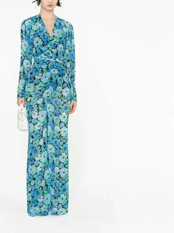 ROTATE BY BIRGER CHRISTENSEN Floral-print Maxi Dress