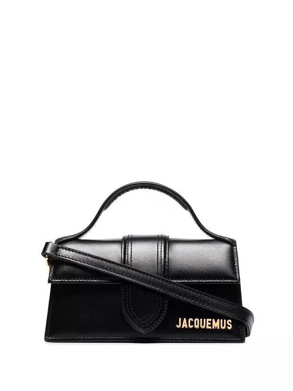 Jacquemus Le Bambino Leather Tote Bag - Black