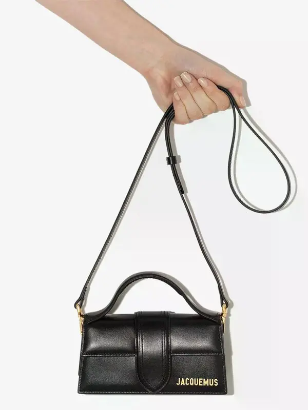 Jacquemus Le Bambino Leather Tote Bag - Black