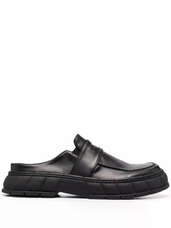 VIRON Backless Chunky-sole Loafers