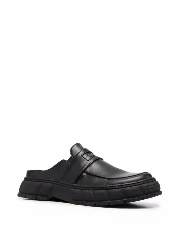 VIRON Backless Chunky-sole Loafers