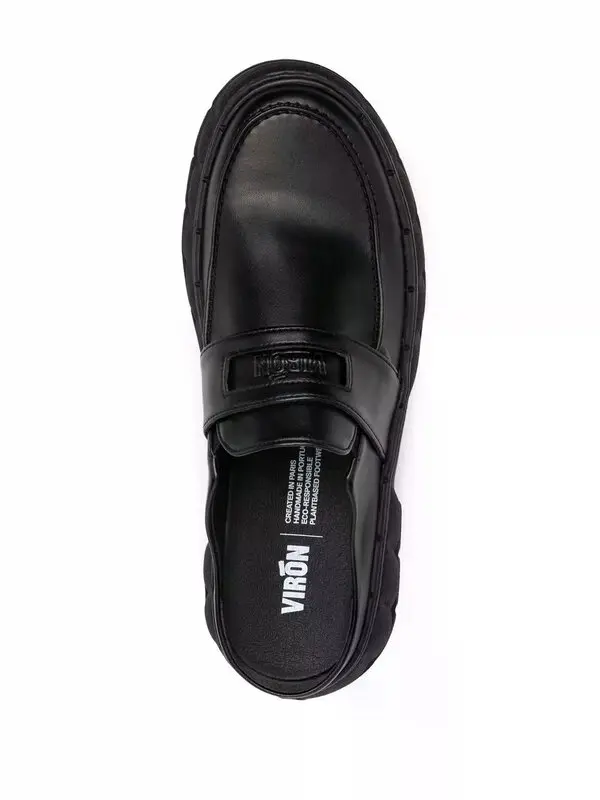 VIRON Backless Chunky-sole Loafers