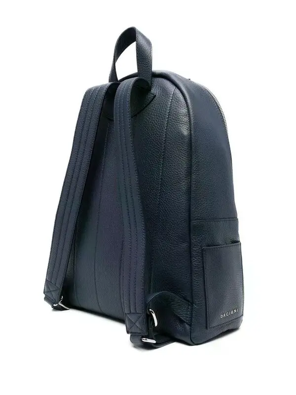 Orciani Logo Zipped Backpack