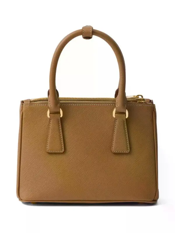 Prada Mini Galleria Tote Bag - Brown