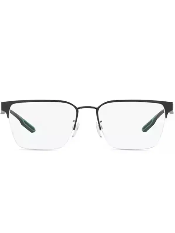 Emporio Armani Square-frame Glasses - Black