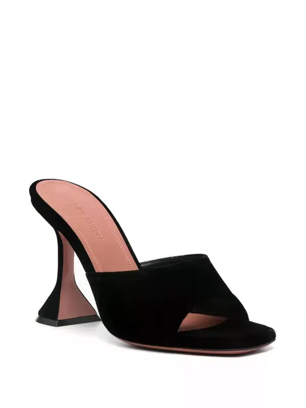 Amina Muaddi 95mm Lupita Sandals