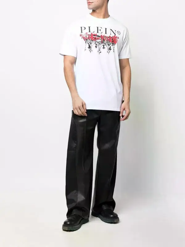 Philipp Plein King Plein Crew-neck Cotton T-shirt