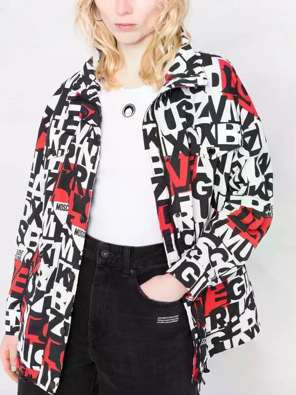 Moschino Graphic Print Jacket